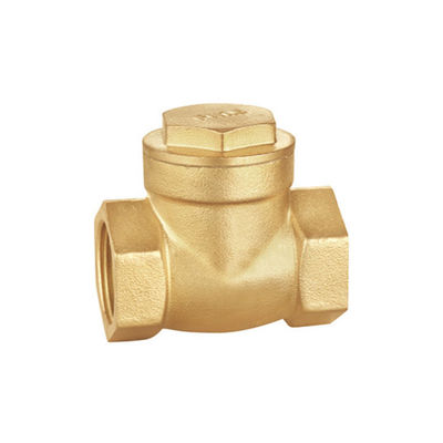 Customized 1/2 Inch Brass Check Valve Nickel Plated Pressure Max25bar