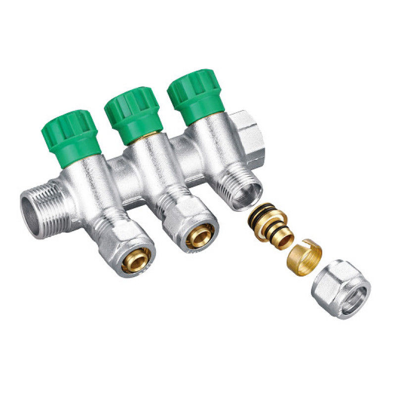 OEM 10 Way Brass Manifold Forged Customized 3/4 ×16-2 Inch Size